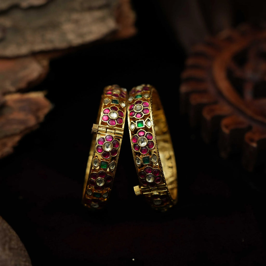 Kadambi Polki Bangle
