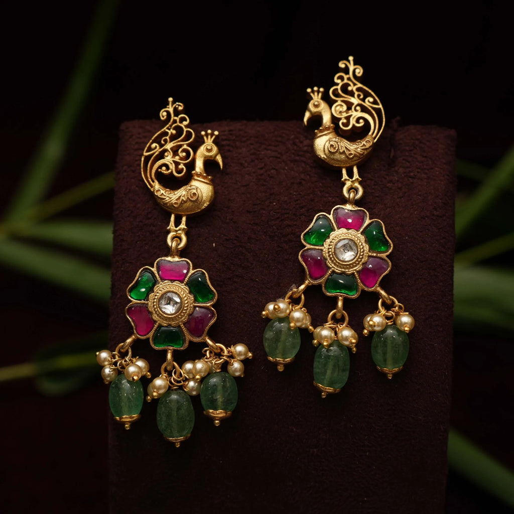 Harika Silver Designer Earrings