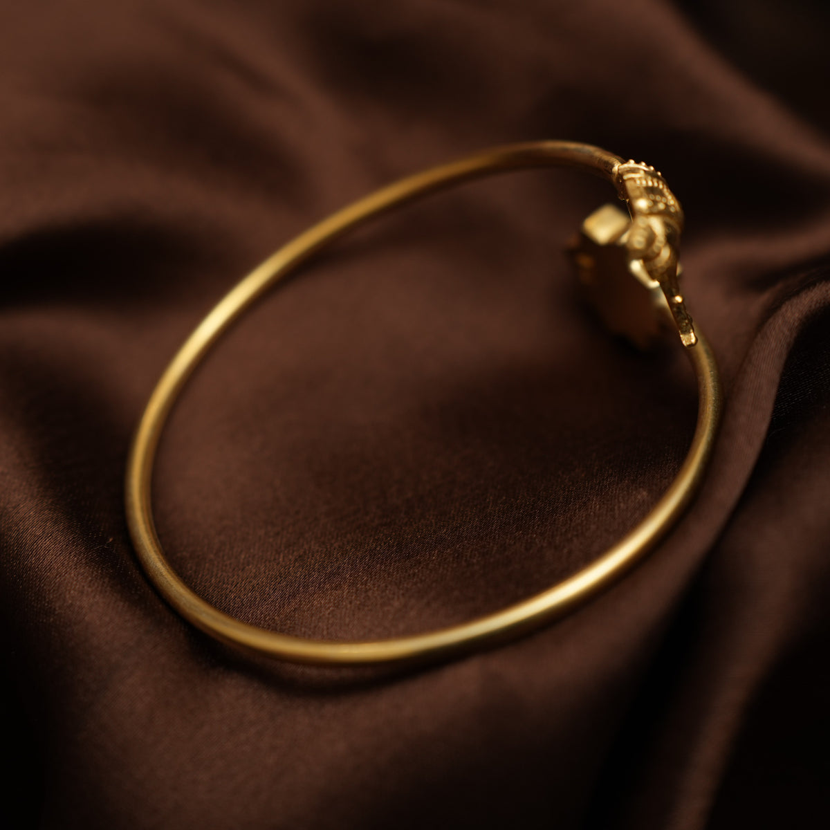 925 Silver Gold Plated Single Kada Bangles Starting @ ₹2,520