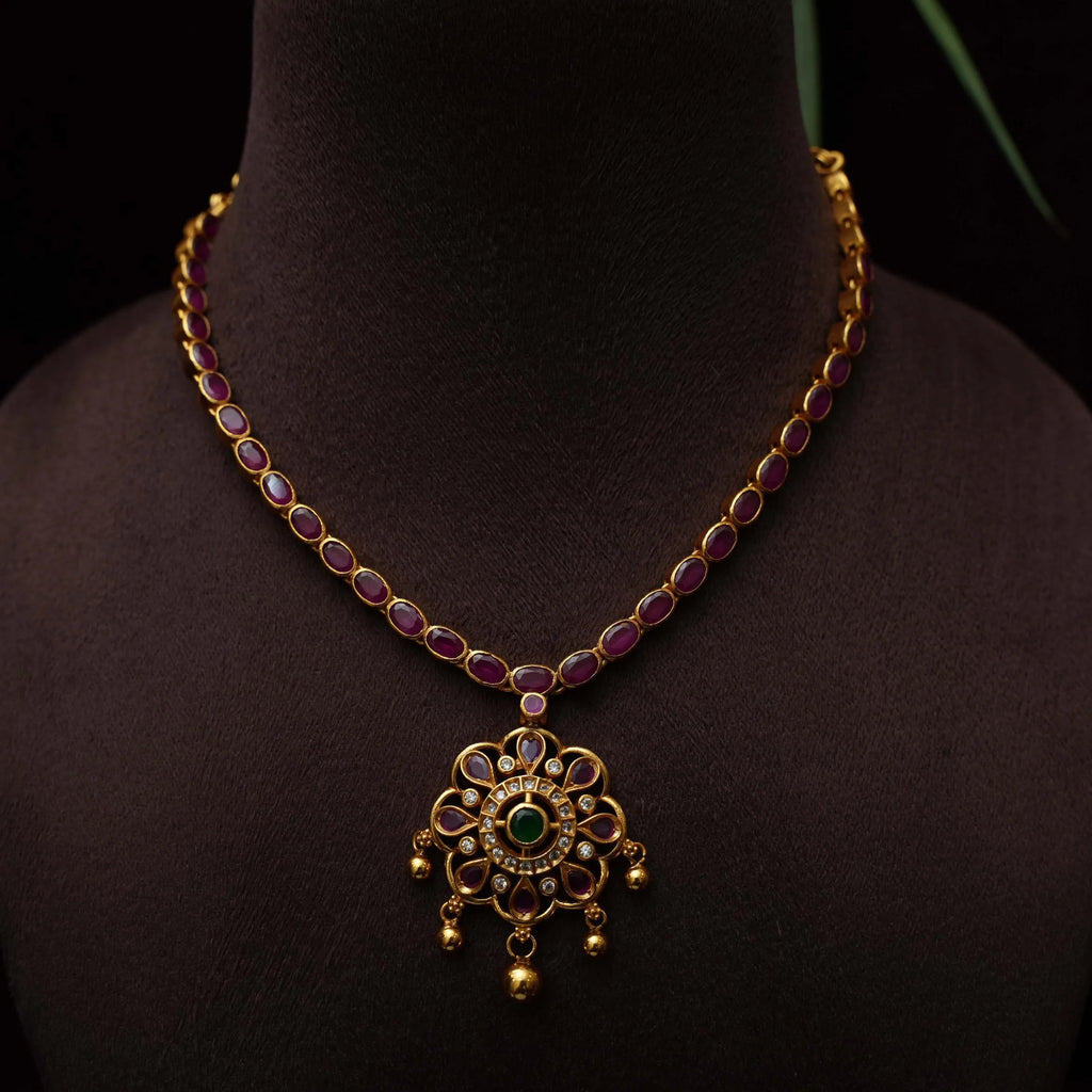 Sarla Silver Necklace