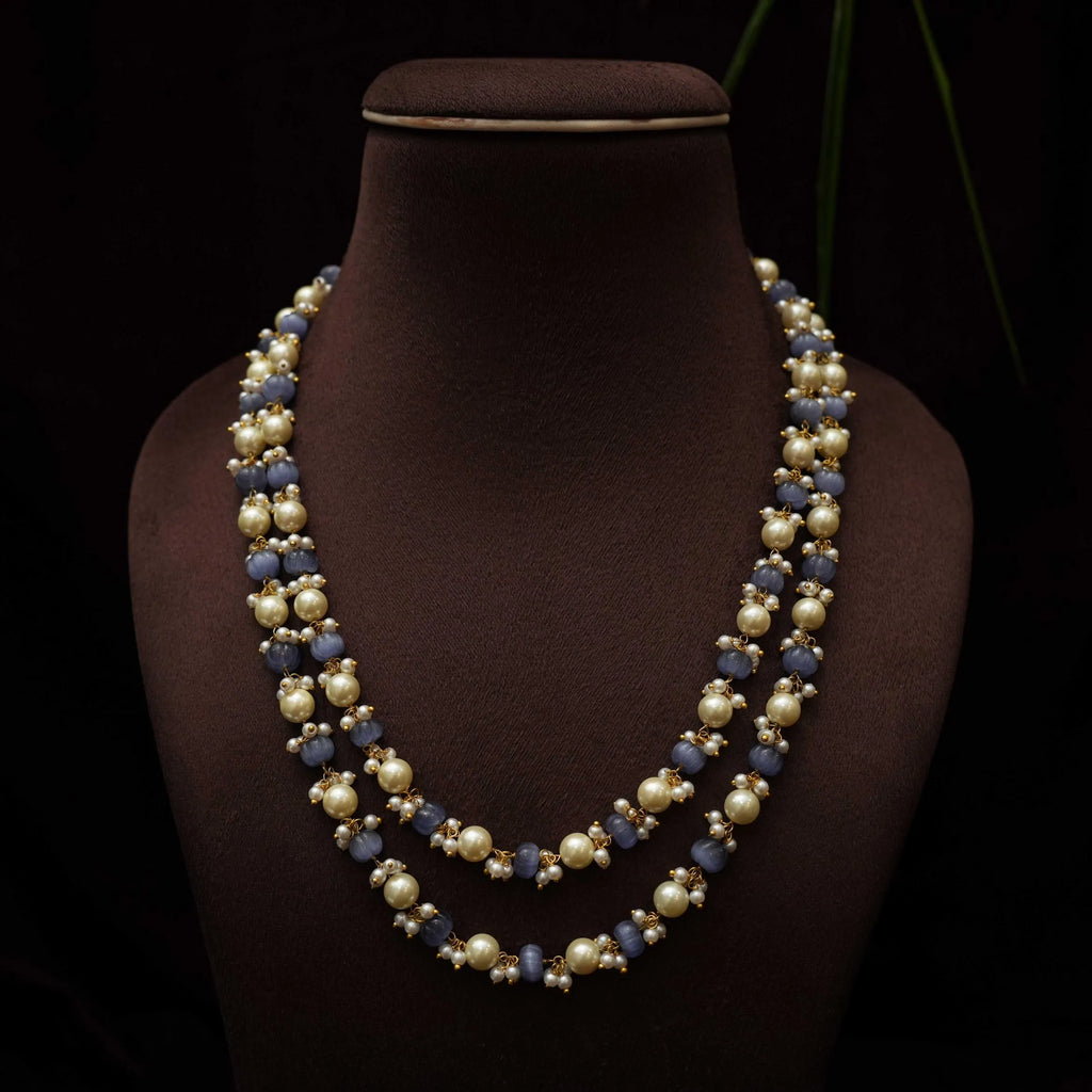 Ukti Beaded Necklace - Blue